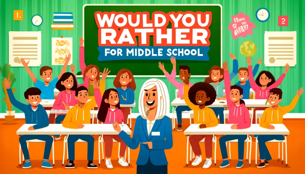 12 Interesting Would You Rather Questions For Middle School - Jasper ...
